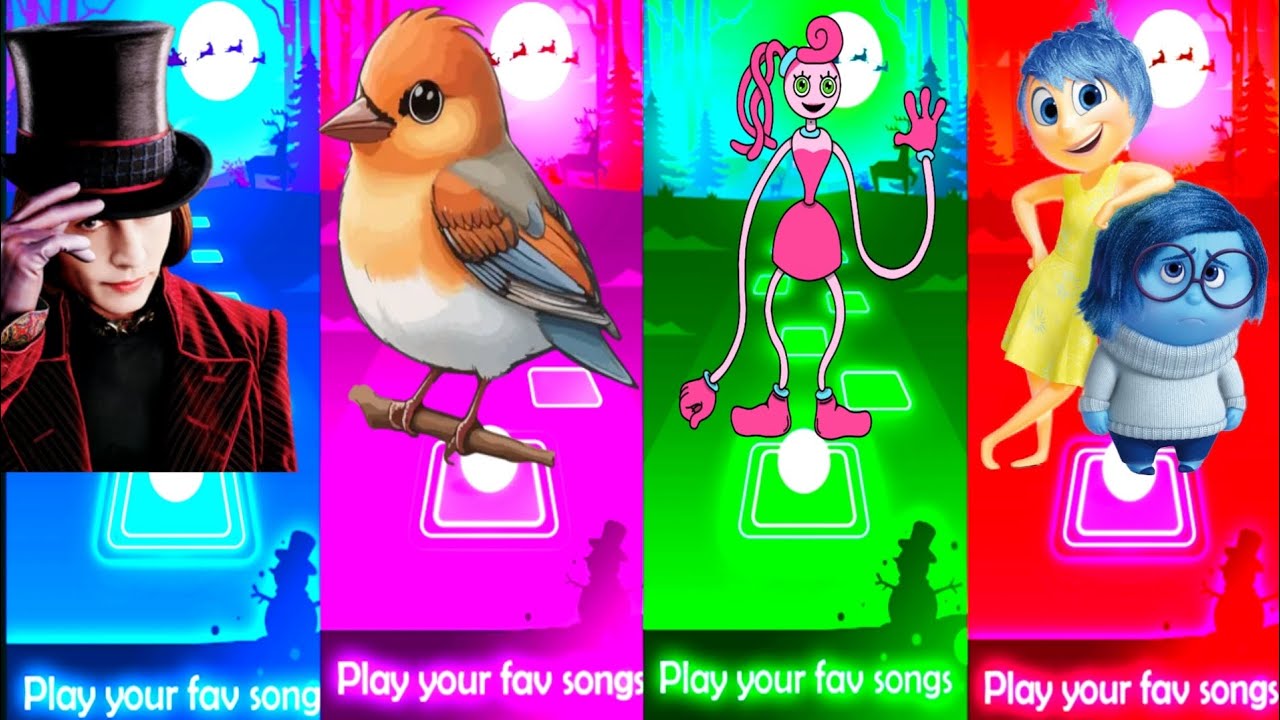 Wonka (1)🆚Funny_Cute_Birds🆚Poppy_Playtime_Game_Toons🆚Inside_Out_2🔥Who ...