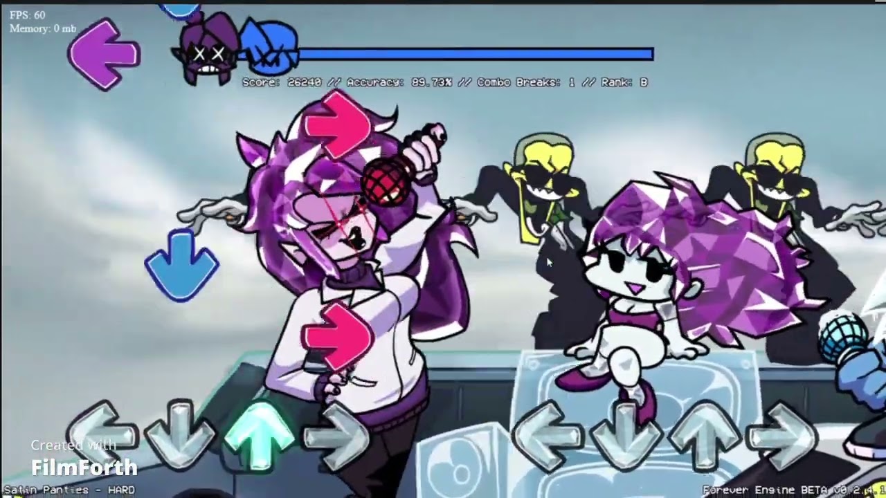 Fnf Crystal Mod-(Satins panties) - YouTube