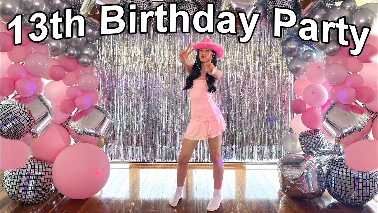 OUR DAUGHTERS 13th BIRTHDAY PARTY - YouTube