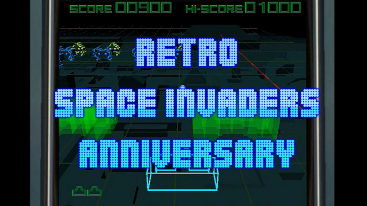 100% Retro Gaming Space Invaders Anniversary - YouTube