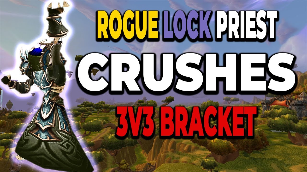 Rogue Lock Priest Team CRUSHES 3v3 Arena Opponents | WoW TBC Classic ...