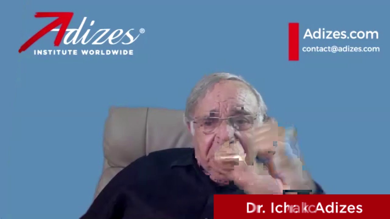Dr. Ichak Kalderon Adizes - How to be free - YouTube