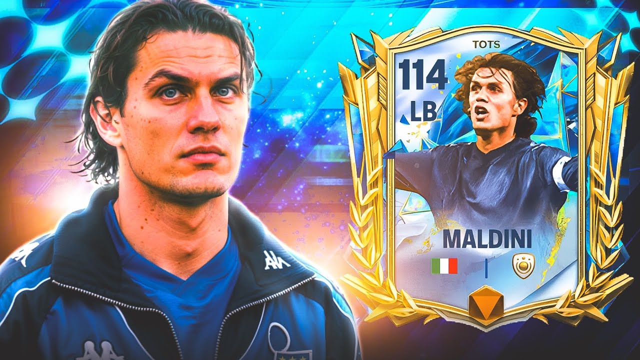 TOTS MALDINI 109 Review – Best Defender in FC Mobile? - YouTube