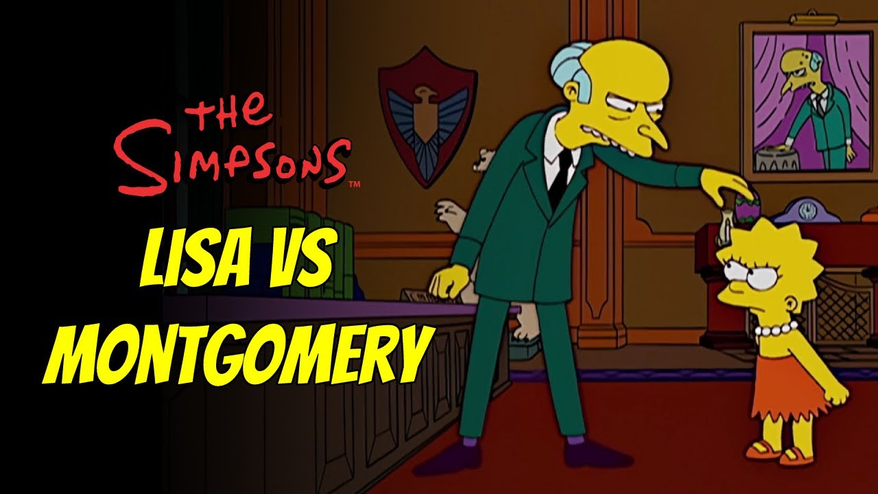 Los Simpson - Lisa vs el Sr Burns - YouTube