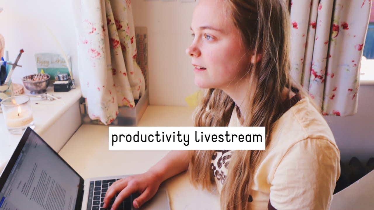 2 hour live study with me ☀️ no music/focused work (doing online ...