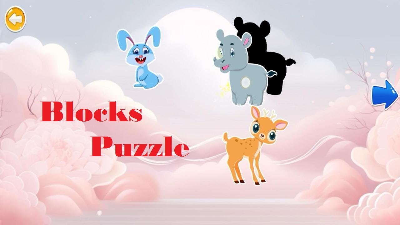 Blocks puzzle picture game cartoon for kids by Mr Cartoon - YouTube