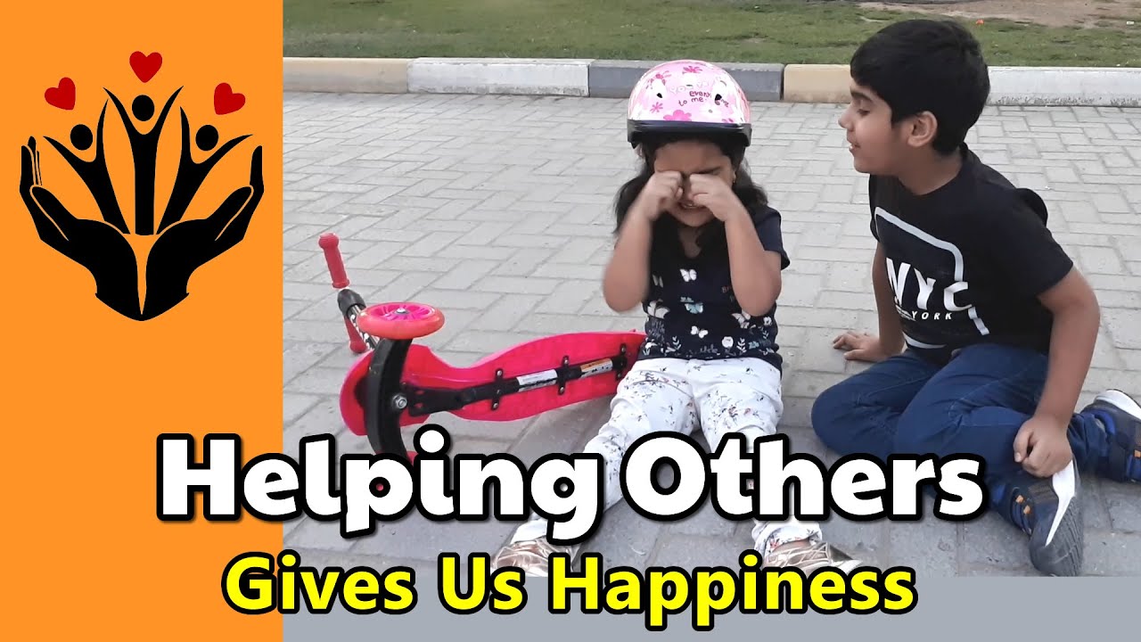 Kids Helping Others | Helping others gives Happiness | Good Manners ...