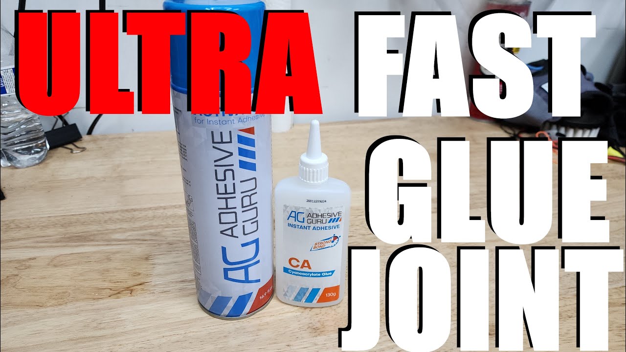 The fastest way to join two parts Adhesive Guru CA glue with Activator ...