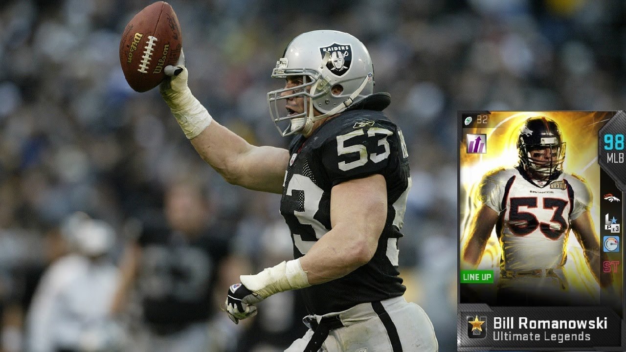 Bill Romanowski Raiders Bill Romanowski Oakland Raiders Linebacker