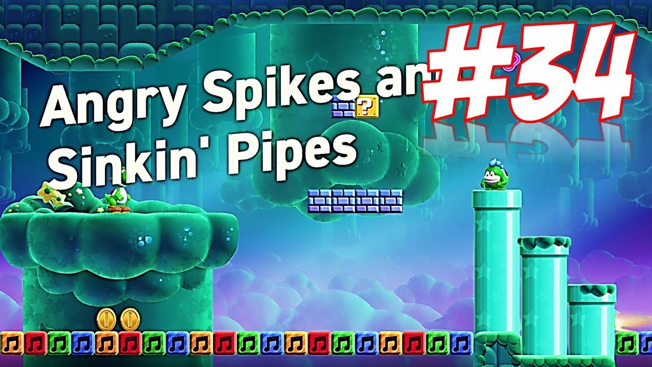 Super Mario Bross Wonder Gameplay Nintendo Switch Angry Spikes And ...