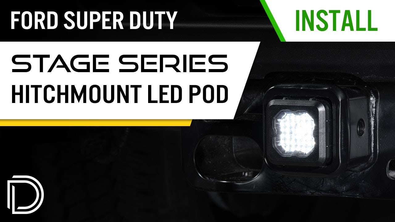 How To: Install 2.5-Inch HitchMount LED Pod Reverse Kit for Ford Super ...