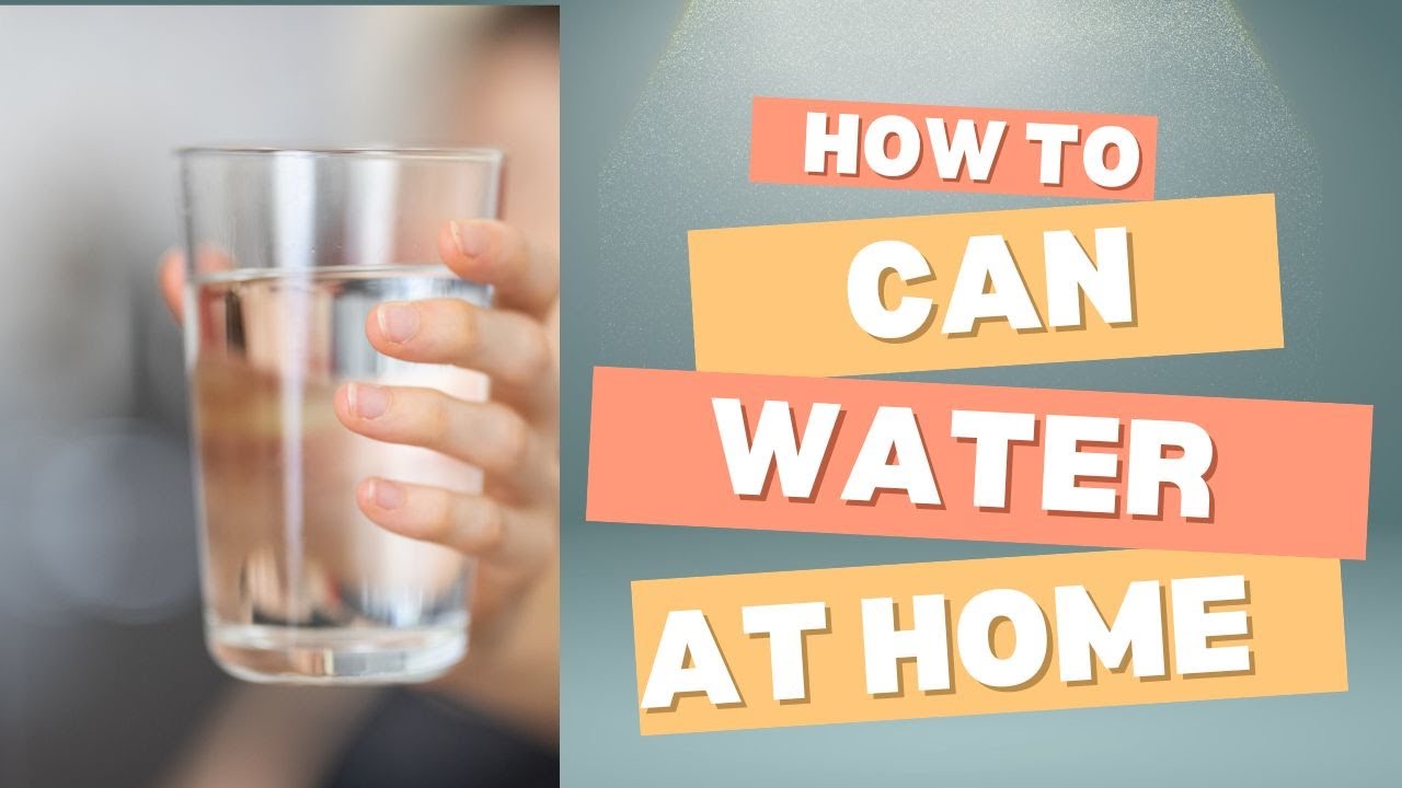 Emergency Prep: Learn How to Safely Can Water at Home! - YouTube