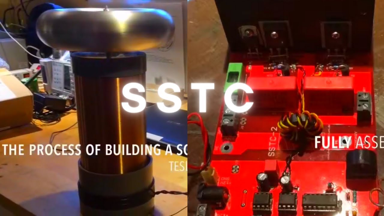 Building a Powerful IGBT Halfbridge Tesla Coil - YouTube