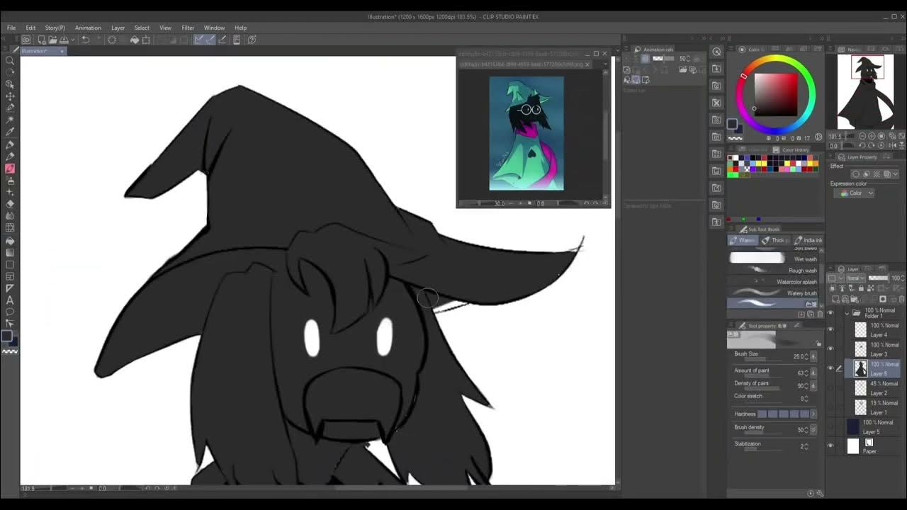 Speedpaint | Ralsei in Waterfall Redraw (4 years later) - YouTube