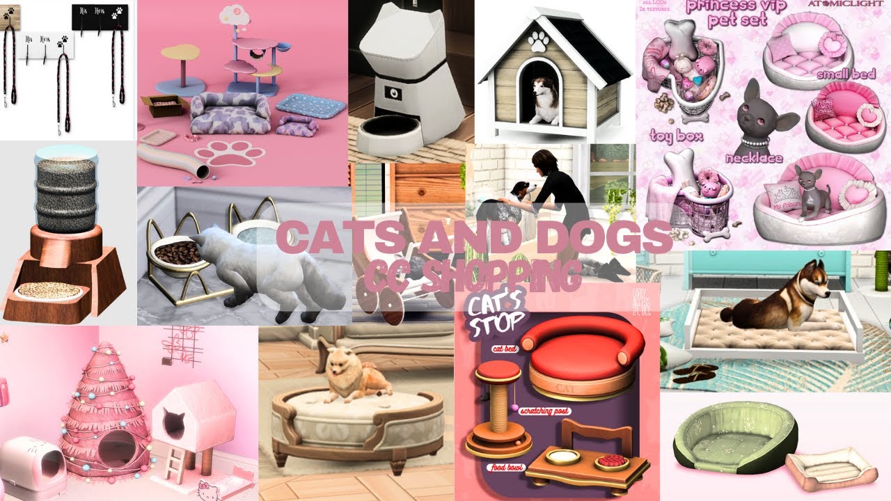 CC SHOPPING | CATS AND DOGS | BUILD AND BUY ITEMS | CC LINKS || SIMS 4 ...