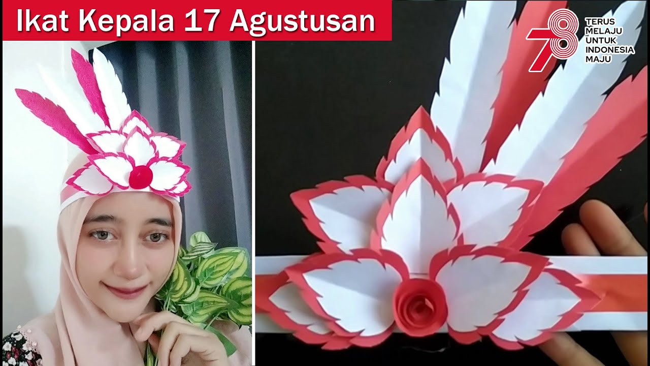 Cara Membuat Ikat Kepala Topi Atau Mahkota dari Kertas Untuk Nari ...