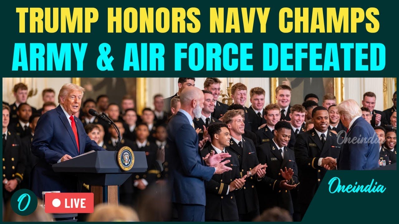 LIVE: Trump Cheers Navy’s Football Domination—Beats Army, Air Force ...