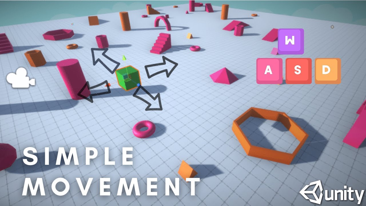 MOVE A CUBE using WSAD in Unity | Hindi Tutorial - YouTube