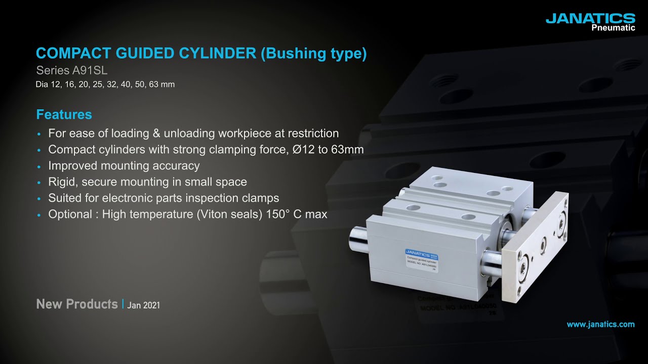 Compact Guided Cylinder | New Product | Jan 2021 - YouTube