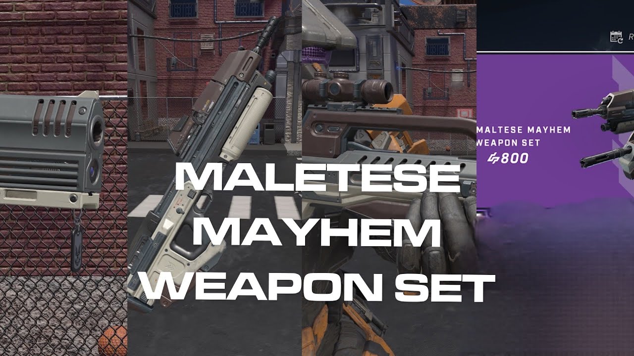 Sale! Maltese Mayhem Weapon Set - In Game Showcase - Restock - Halo ...