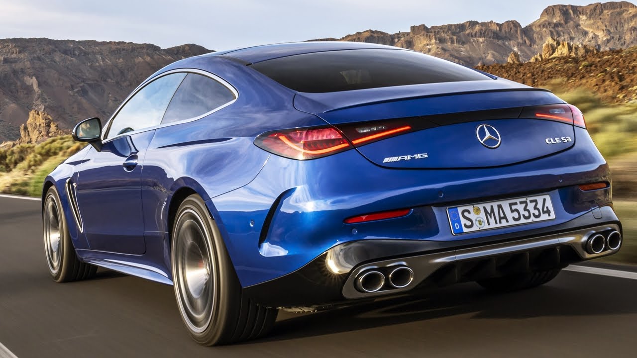 2024 Mercedes-AMG CLE 53 Coupe in Starling Blue Metallic - Driving ...