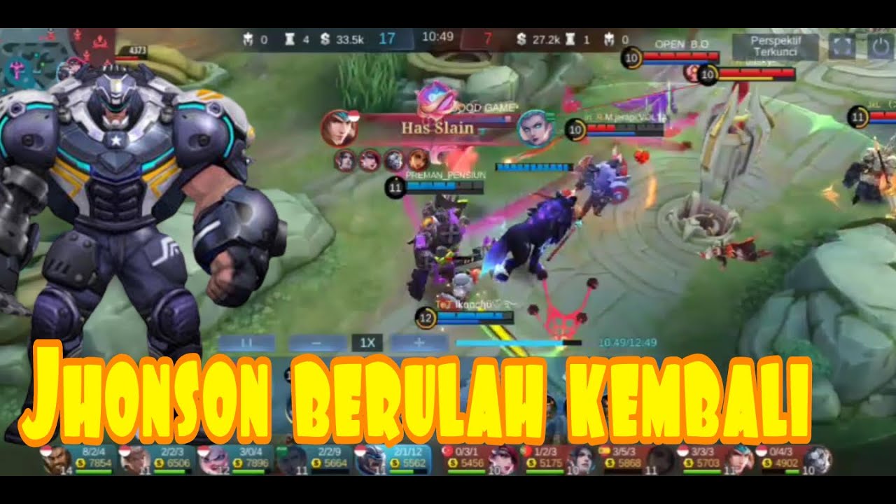 mlbb jhonson death ride - ngamuk_nabrak tebing - YouTube