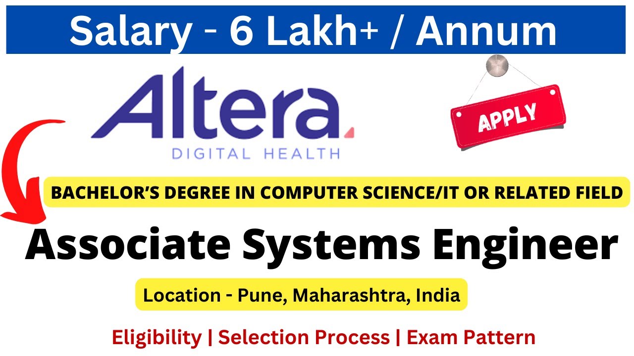 Altera Off Campus Drive for Freshers 2023/2024 | Software Engineer ...