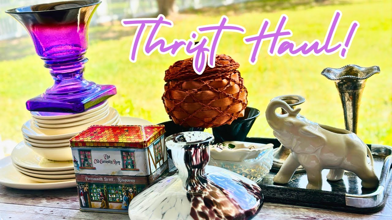 Thrift Haul! | So Many Pretty Things! | October 2023 - YouTube