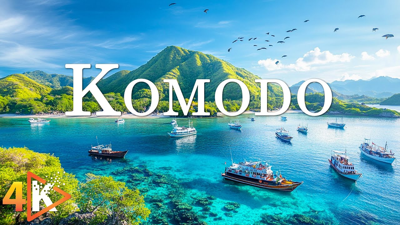 Komodo 4K - Exotic Islands and Vibrant Marine Life with Relaxing Music ...