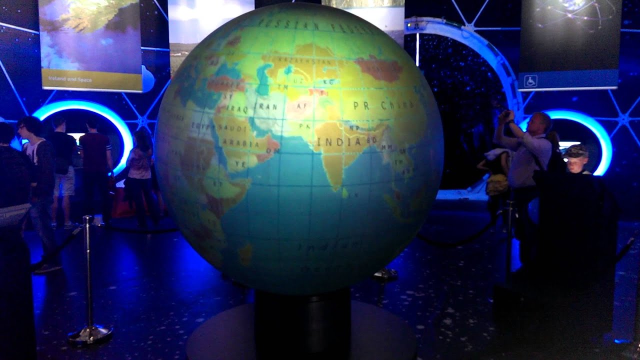 OmniGlobe @ Space Expo Trinity College Dublin - YouTube