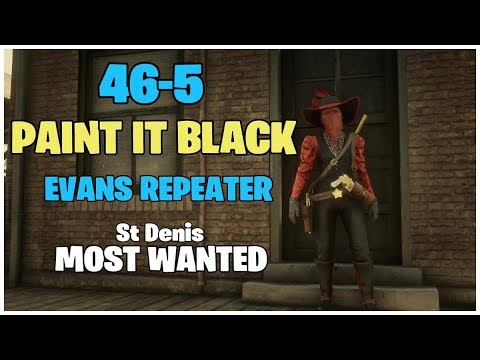 RANK 365 RED DEAD REDEMPTION 2 ONLINE // MOST WANTED 46-5 // EVANS ...