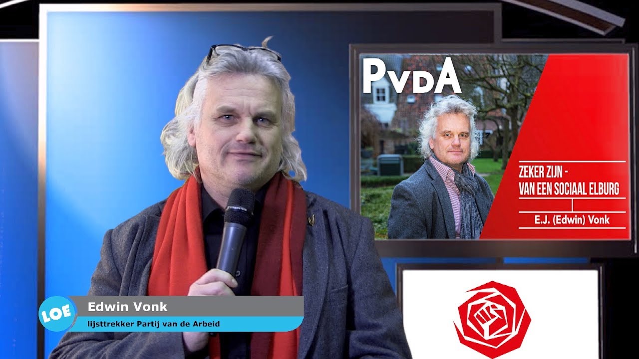 Lijsttrekker PvdA - Edwin Vonk - Loemedia Elburg - YouTube