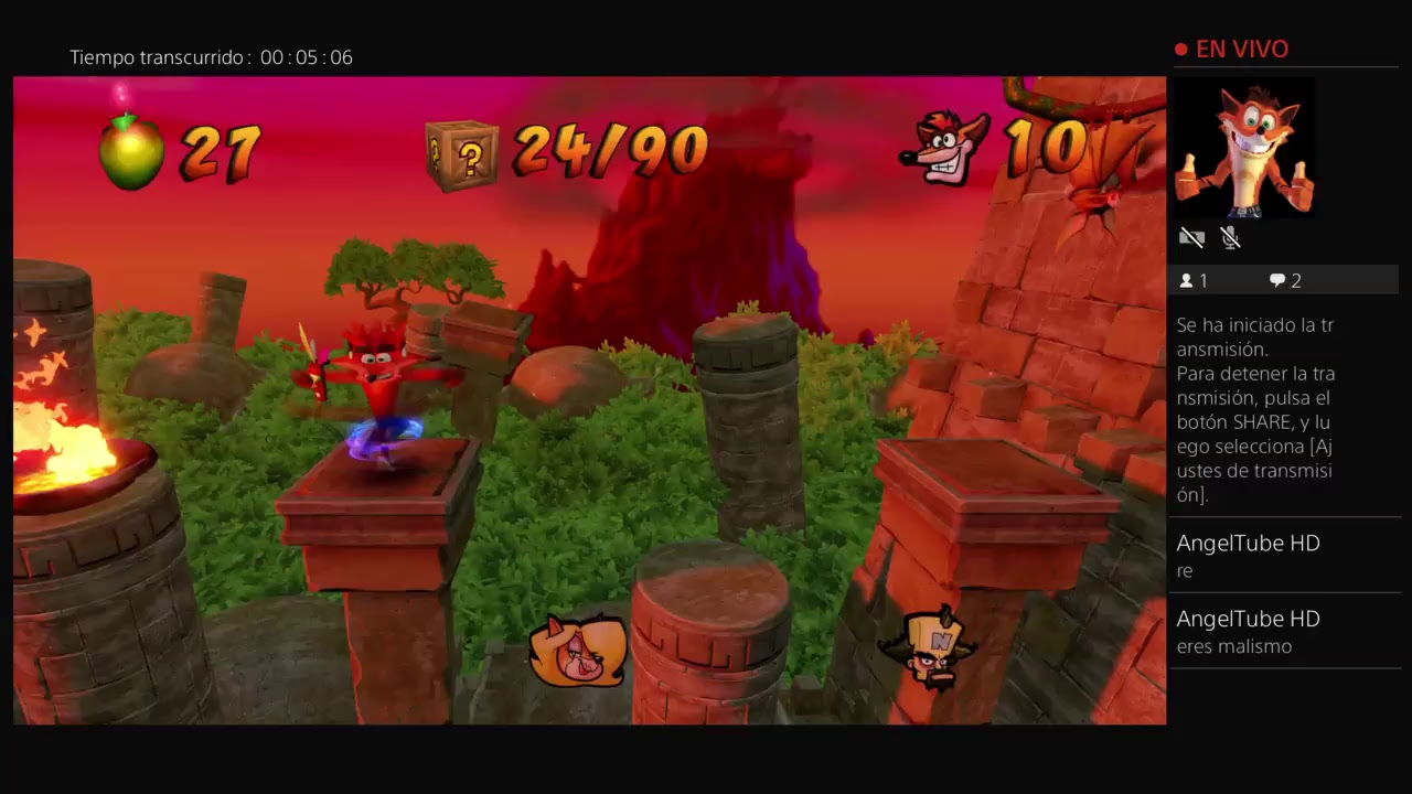 Bug crash Bandicoot VIDAS INFINITAS - YouTube