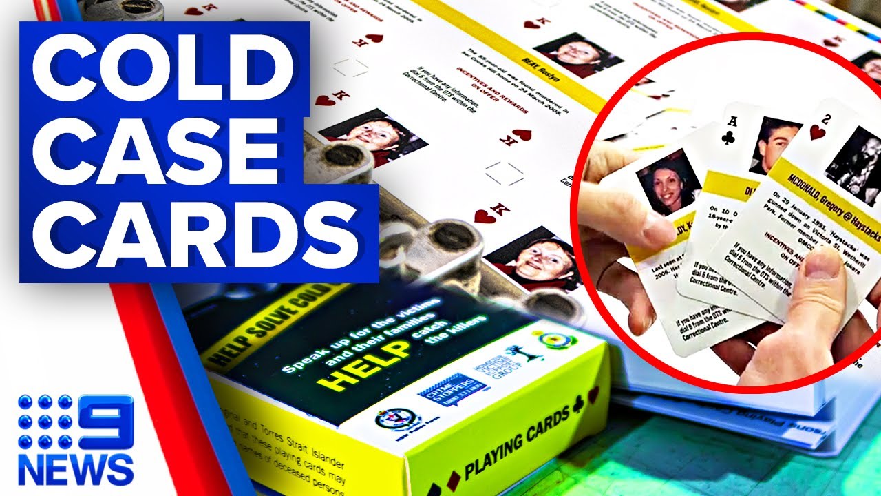 Could these playing cards help solve long-standing cold cases? | 9 News ...