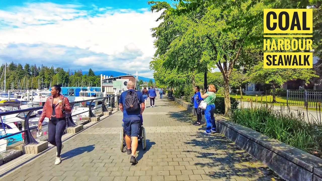 Vancouver Walk 🇨🇦 - English Bay Beach to Cardero Park - YouTube