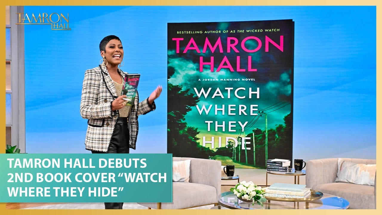 Tamron Hall Debuts Second Book Cover “Watch Where They Hide” - YouTube