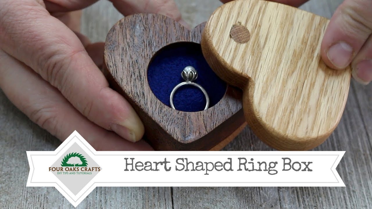 Heart Shaped Ring Box - YouTube