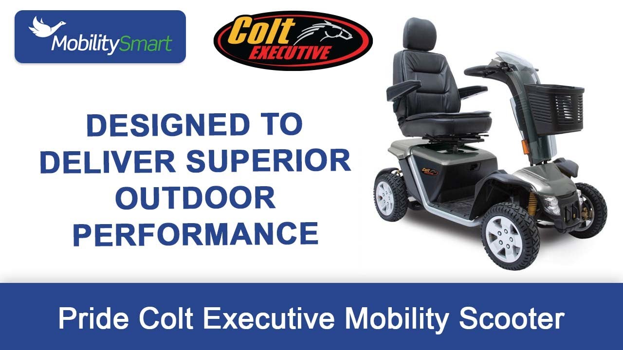 Pride Colt Executive Mobility Scooter | Provides Extreme Comfort and ...