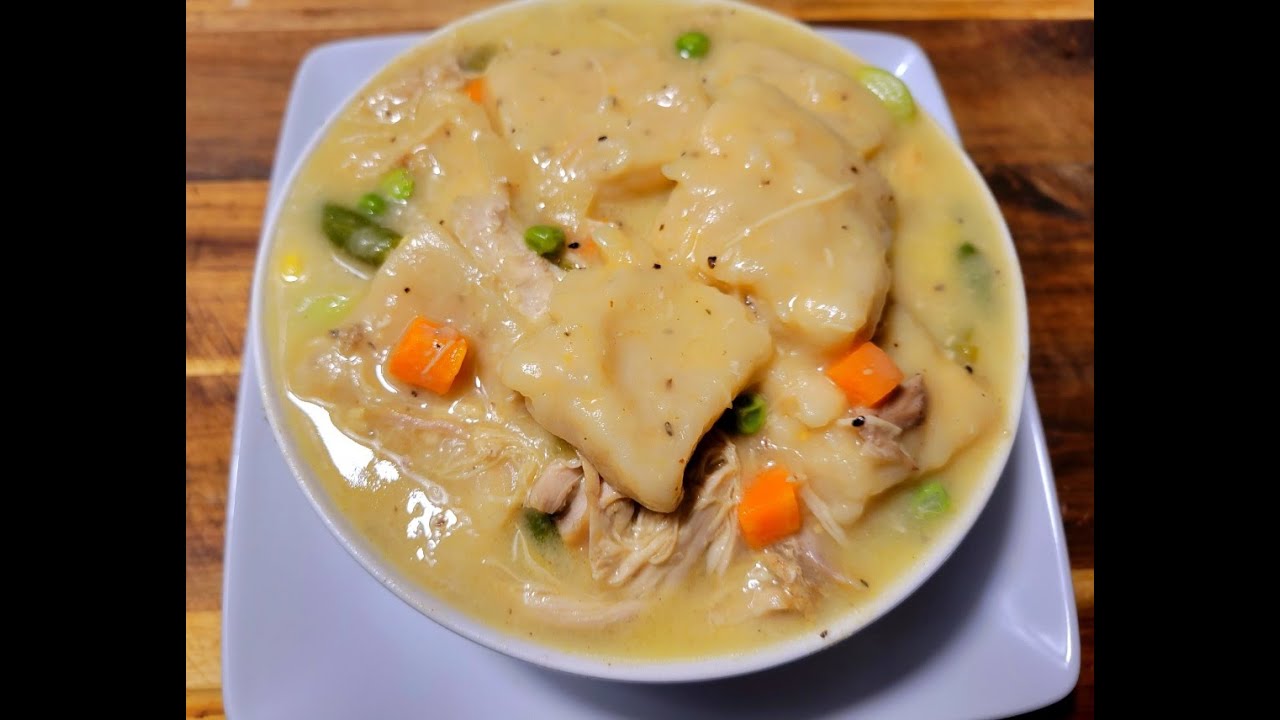 CHICKEN AND CHEESY DUMPLINGS - YouTube