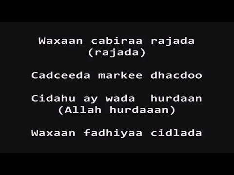Dayax Dalnuurshe Heees Cabasho LYRICS