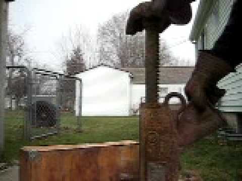 vintage simplex railroad jack - YouTube