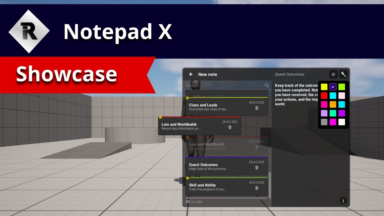 Notepad X - Unreal Engine 5 - YouTube