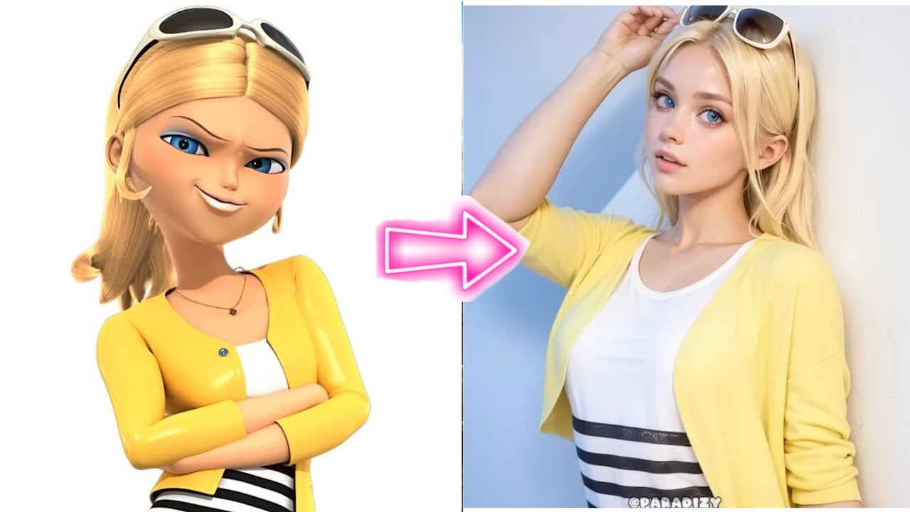 Miraculous ladybug All characters real life - YouTube