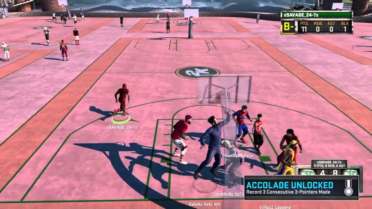 NBA 2K16 | My Park | Streaking at Sunset | I went off !!! - YouTube