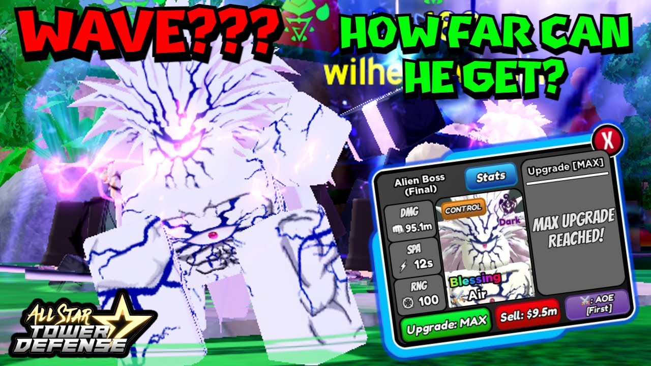 How Far Can BOROS 7 Star Get In Infinite In All Star Tower Defense ASTD ...