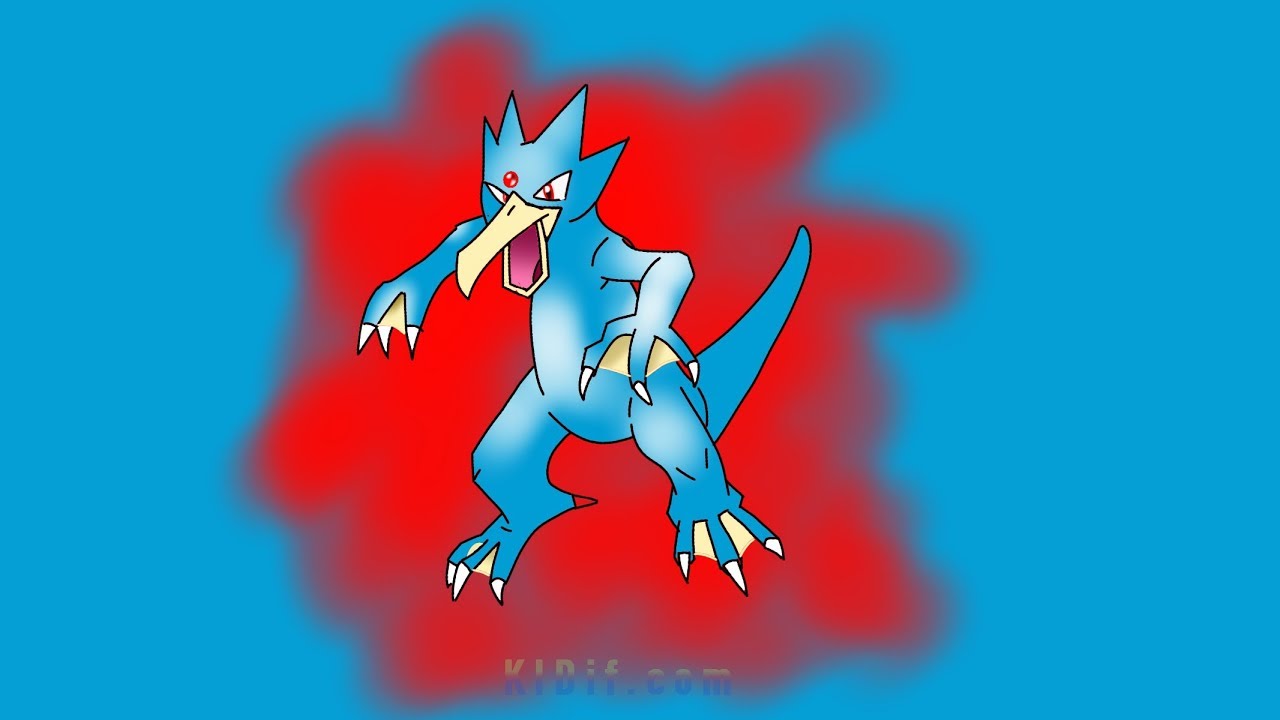 How to draw your own Plush Toy Golduck Pokemon KIDif Turn Arts into ...