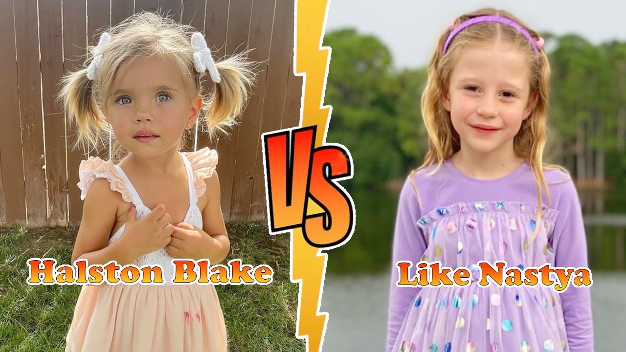 Halston Blake Fisher (The Fishfam) VS Like Nastya Transformation 👑 New ...