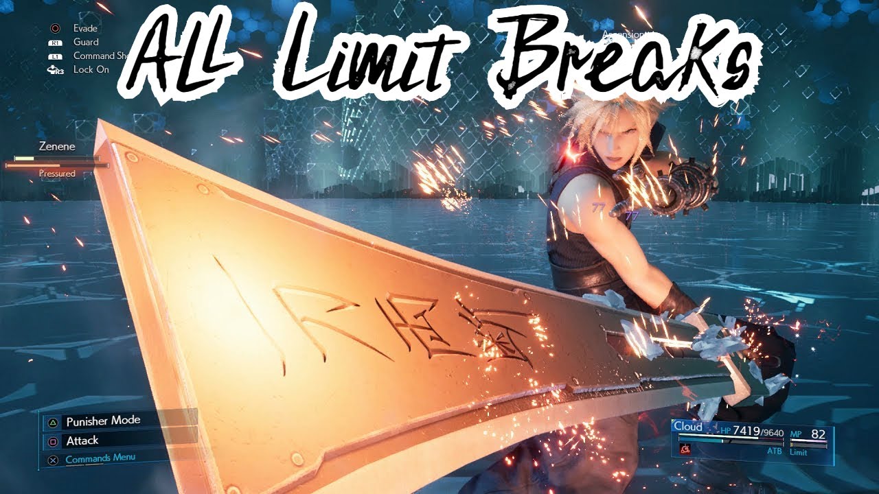 Final Fantasy 7 Remake - All Limit Breaks || Every Character - YouTube