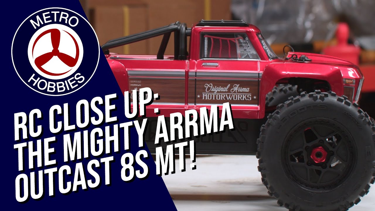 The Mighty ARRMA Outcast 8S 1/5 Stunt Truck! | Radio Control Up Close ...