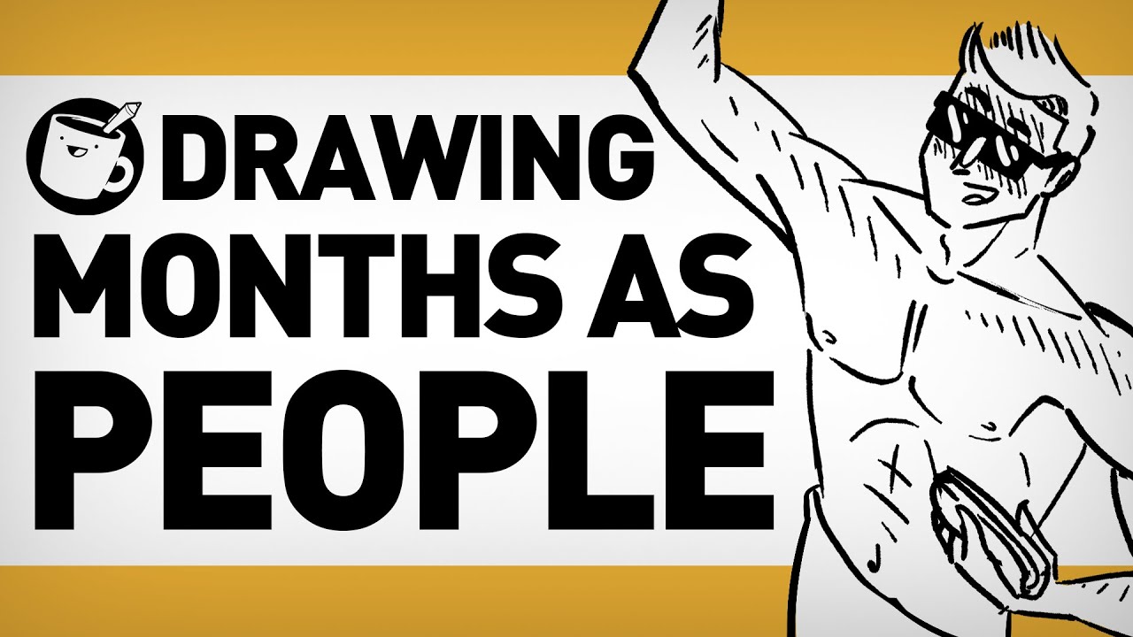 Artists Draw Months As People - YouTube